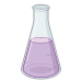 Free Erlenmeyer flask (small, 3/4 liquid) Icons, Symbols & Images ...